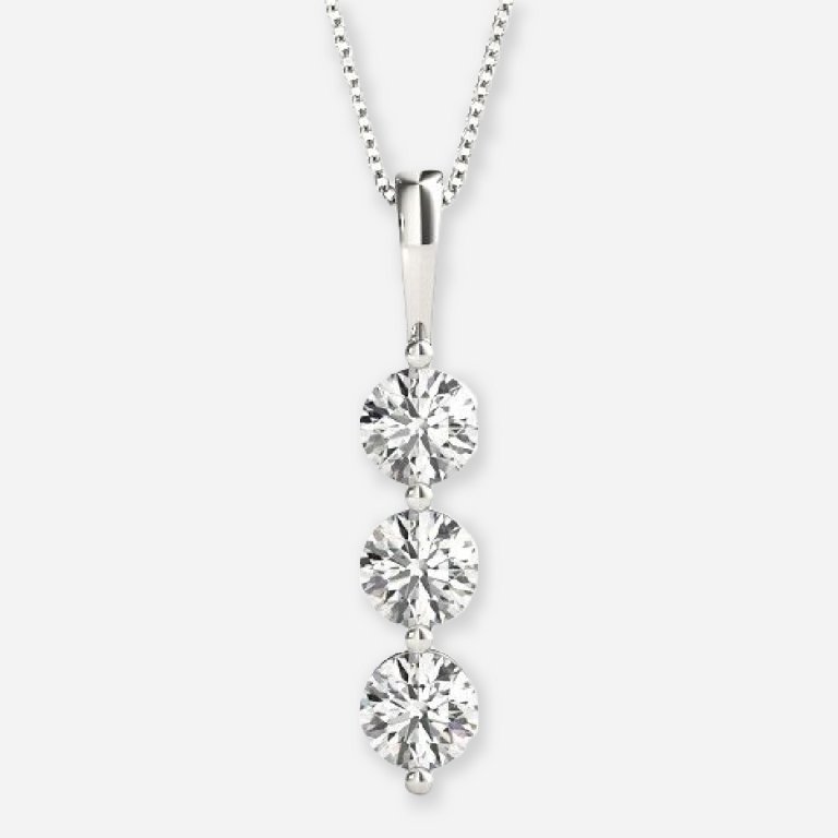 Pear Lab Diamond Cluster Pendant