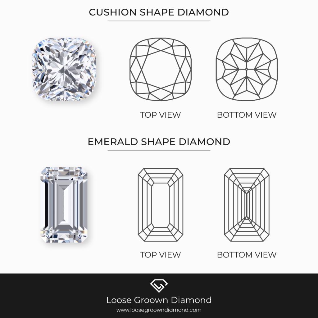 Cushion Cut vs Emerald Cut Diamonds: Which one is right for you