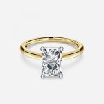 Diara Radiant Solitaire Lab Grown Diamond Engagement Ring