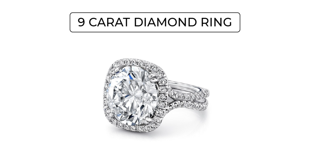 Stunning 9 Carat Diamond Ring that Set the Fashion Frenzy