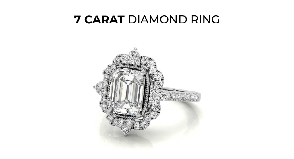 Stunning 7 Carat Diamond Ring that Set the Fashion Frenzy